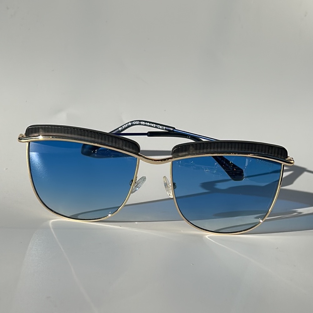 Balmain Bl2521b C02 Gold Blue/Blue Gradient Lens Sung… - Gem